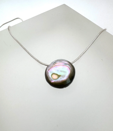 Abalone Pearl Pendant | Marcia Poirier Shell Carver
